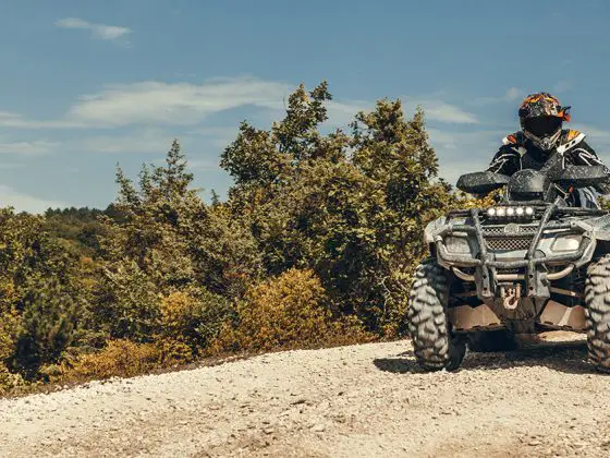 5 ATVs with Power Steering - UTV Ride